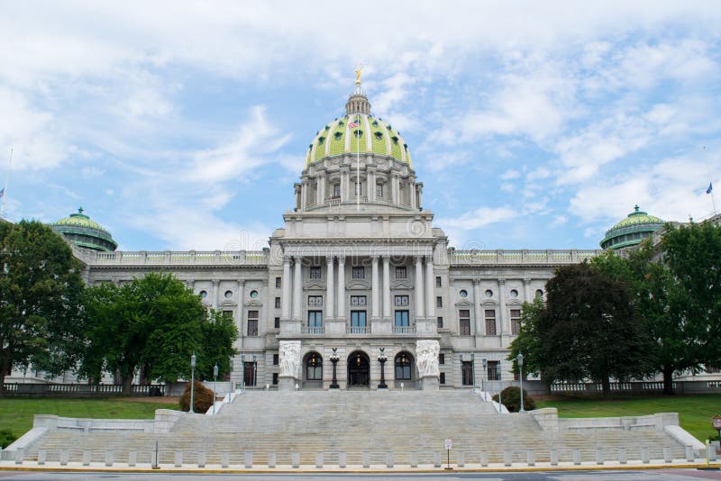 Capitol Building Harrisburg, Pennsylvania Stock Image - Image of ...