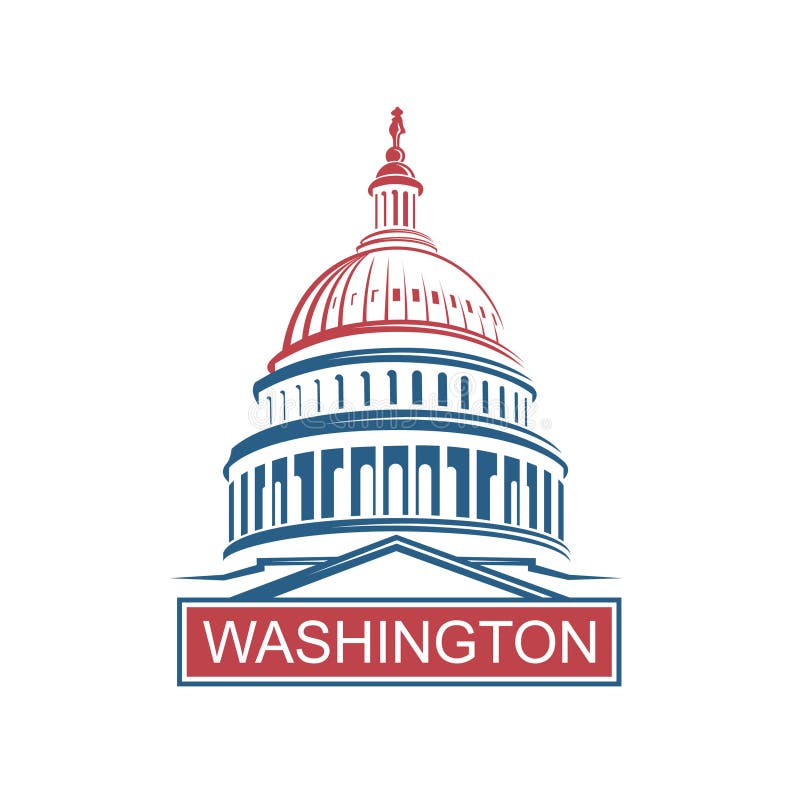 Capitol building icon stock vector. Illustration of emblem - 101413594