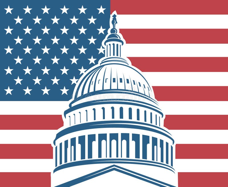 Capitol building icon stock vector. Illustration of symbol - 85506325