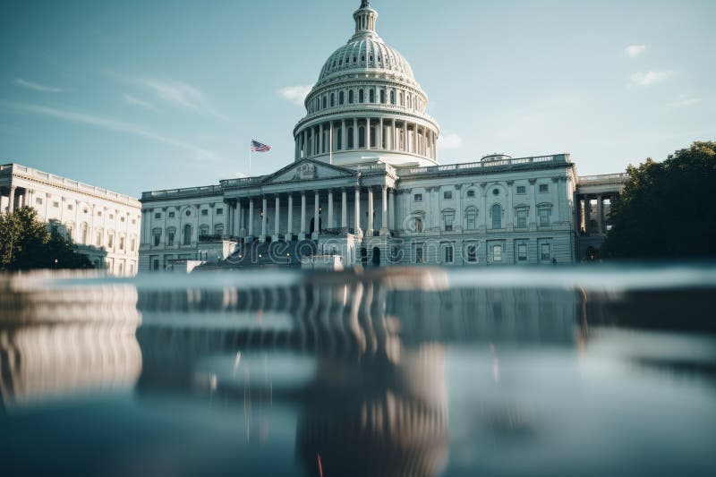 A Building Reflected in the Lens of the Headlight Stock Photo - Image ...