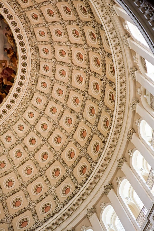 Capitol Building Rotunda stock image. Image of fresco - 9054579