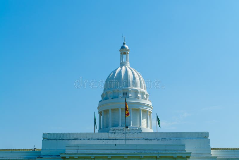 Capitol Building of Sri Lanka Located in Colombo Stock Photo - Image of ...