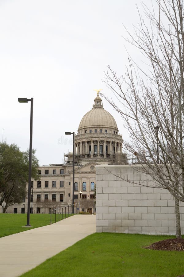 The Capitol Building State of Mississippi Stock Image - Image of city ...