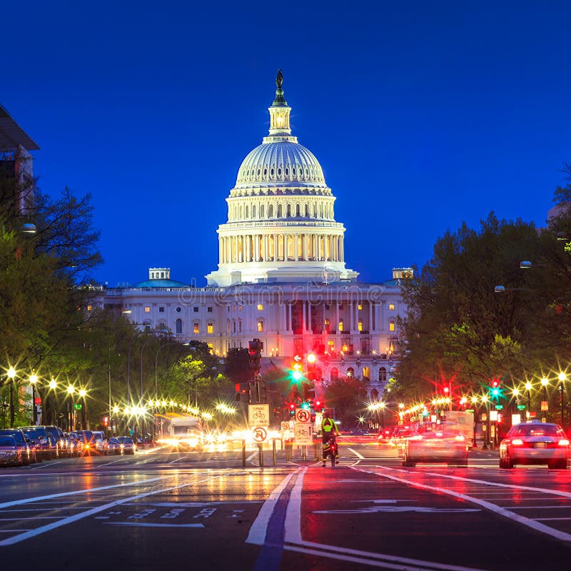Capitol Building in Washington DC Stock Image - Image of senate ...