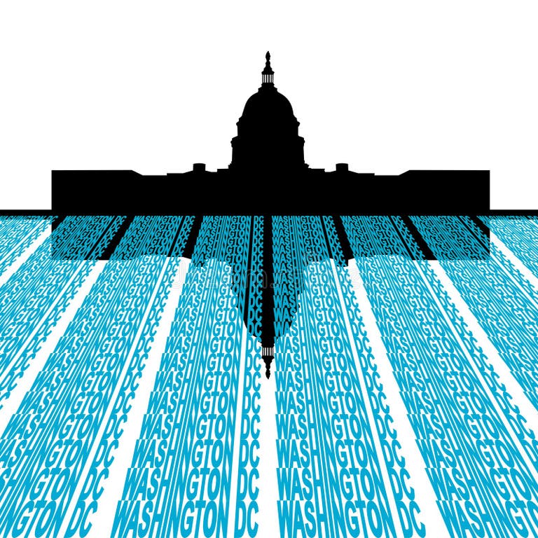 Capitol Building Washington DC Stock Vector - Illustration of ...
