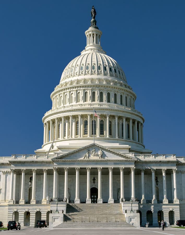 The Capitol Building in Washington DC, Home of US Congress. Stock Photo ...
