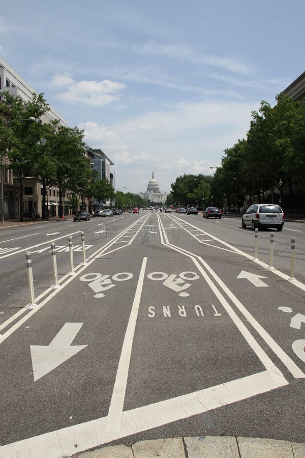 The Capitol Building in Washington, Streetview Editorial Photography ...