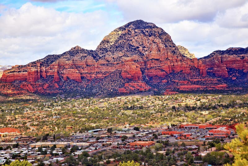 Capitol Butte West Sedona Arizona Stock Image - Image of malls, canyon ...