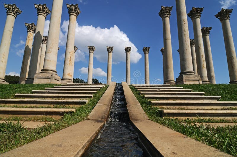 Capitol Columns stock image. Image of national, reflection - 11409143