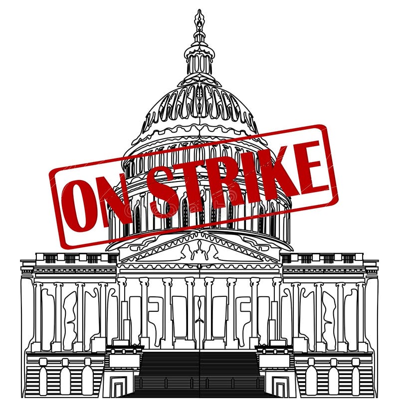 Capitol DC in Washington stock illustration. Illustration of country ...