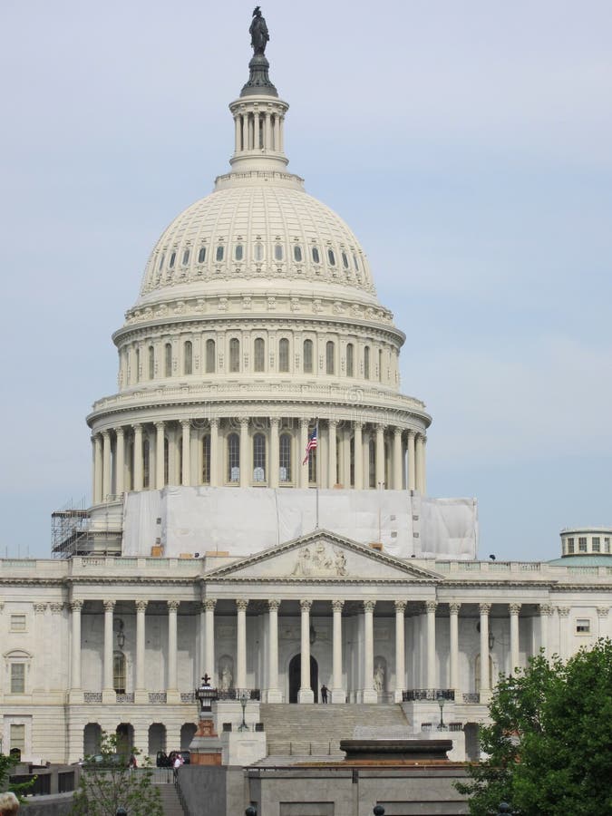 The Capitol Dome stock photo. Image of architecture, trees - 51810168