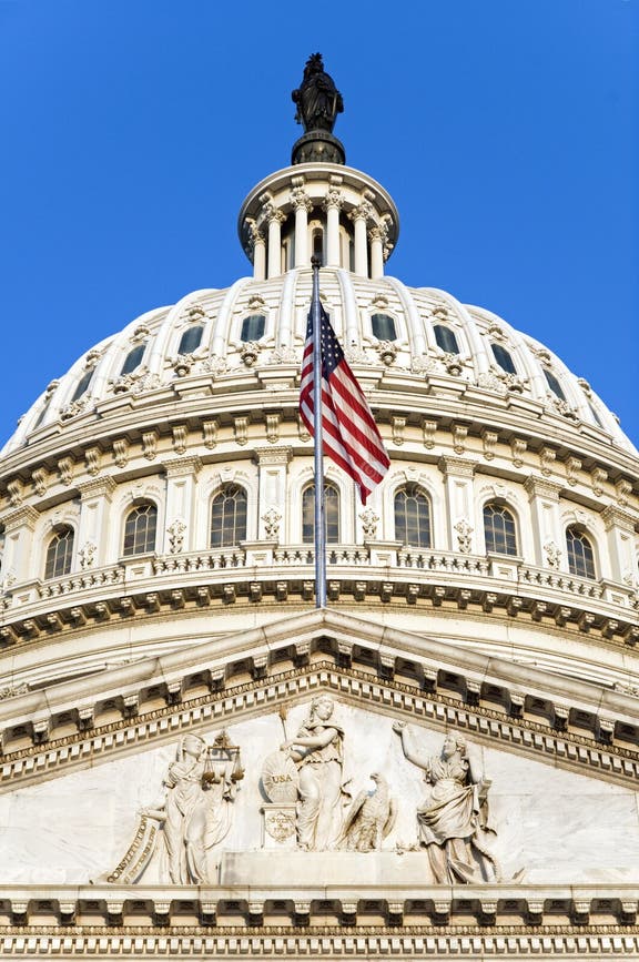 Capitol Flag stock image. Image of windows, senate, monument - 10789805