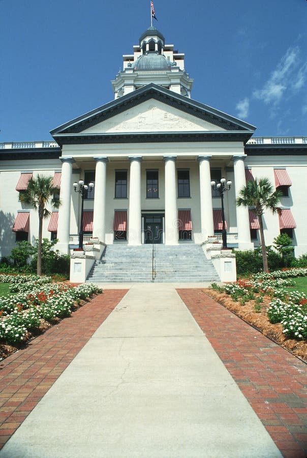 Historic Florida Capital in Tallahassee Stock Photo - Image of history ...