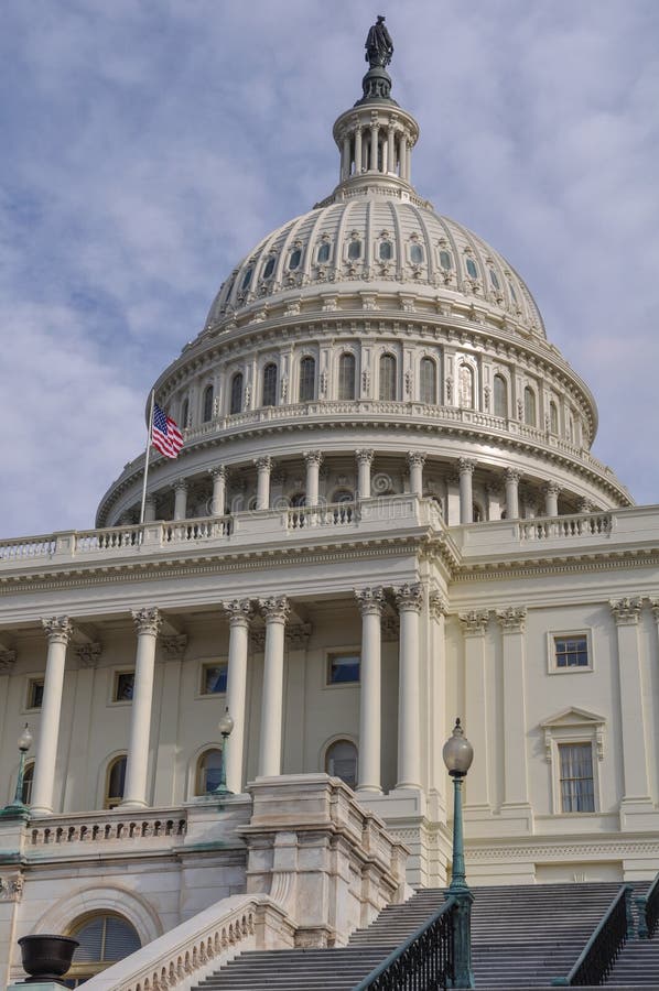 Capitol Hill Building stock photo. Image of statue, stairs - 38502772