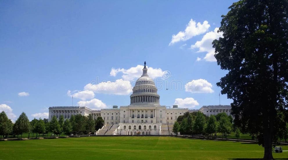 Capitol Hill View Architecture Beautiful Sky Scenery View Stock Photo ...