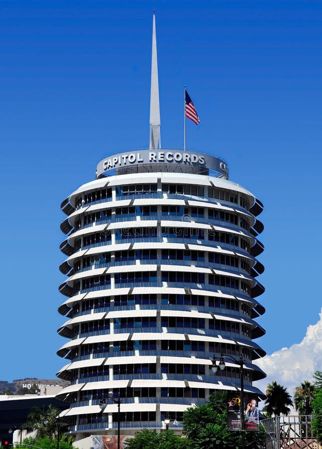 Capitol Records Tower editorial photography. Image of metropolis - 24318797