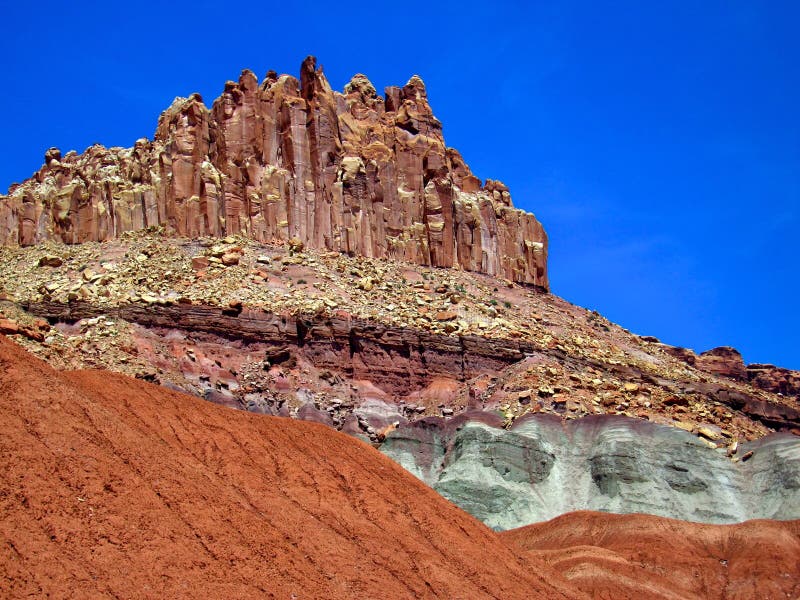 Capitol Reef Color stock photo. Image of rocks, erosion - 21546016