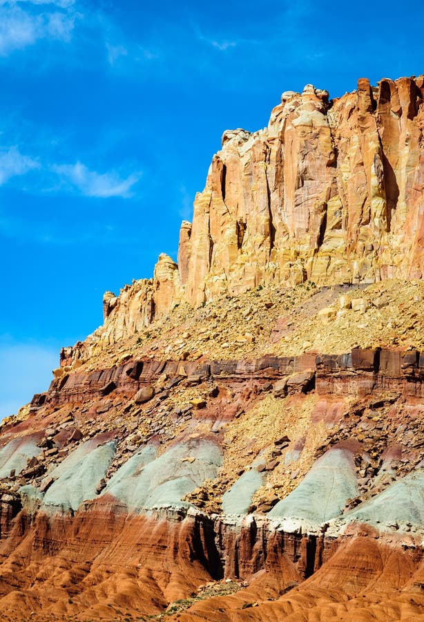 Capitol Reef National Park stock photo. Image of sandstone - 65034914