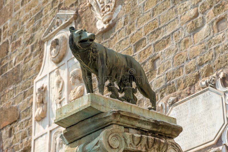 The Capitoline Wolf is a Bronze Sculpture. Romulus and Remus Founders ...