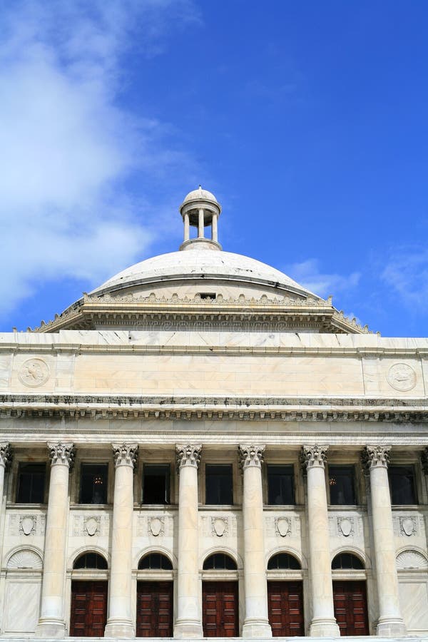 Capitolio de Puerto Rico imagen de archivo. Imagen de edificio - 487831