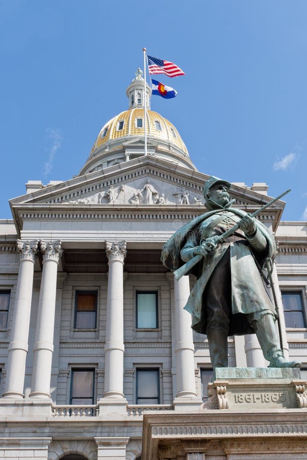 Capitolio Del Estado De Colorado, Denver Foto de archivo - Imagen de ...