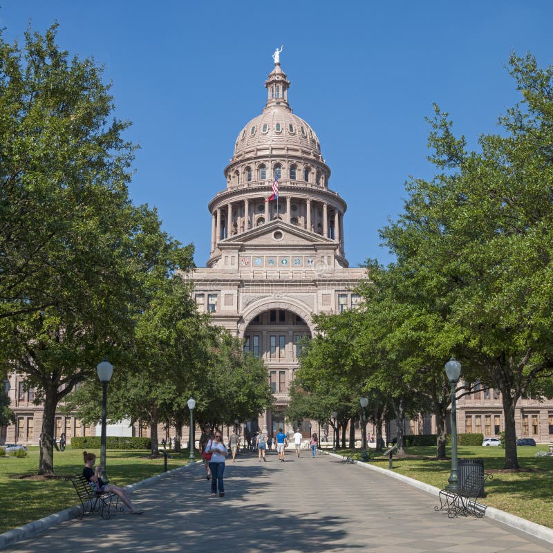Capitolio Del Estado De Tejas En Austin Imagen editorial - Imagen de ...