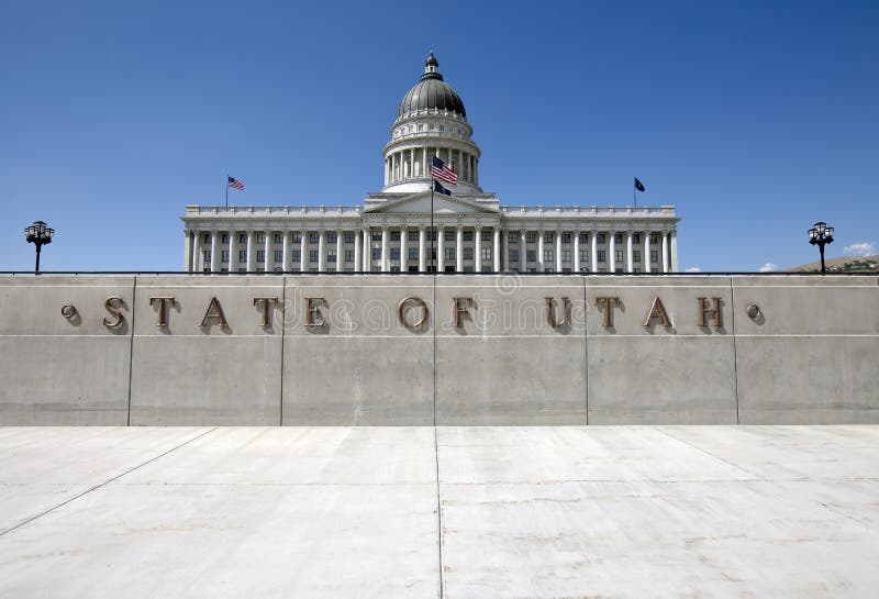 Capitolio Del Estado De Utah Foto de archivo - Imagen de republicano ...