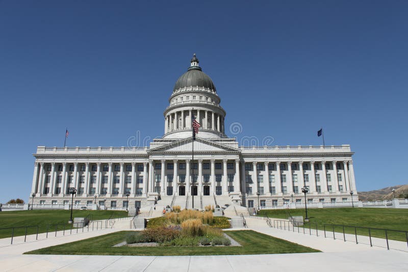 Capitolio Del Estado De Utah Foto de archivo - Imagen de destinaciones ...