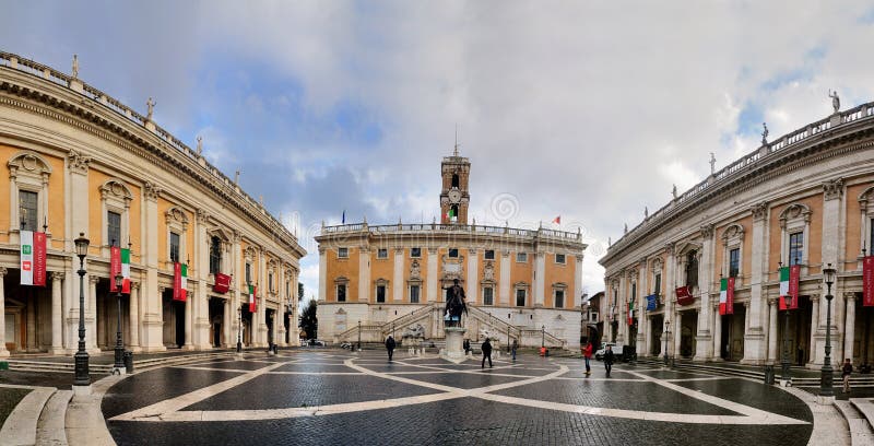 Capitool, Rome redactionele foto. Image of gebouwen, trap - 17518266