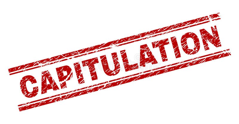 Scratched CAPITULATION DAY Framed Rounded Rectangle Stamp Stock Vector ...