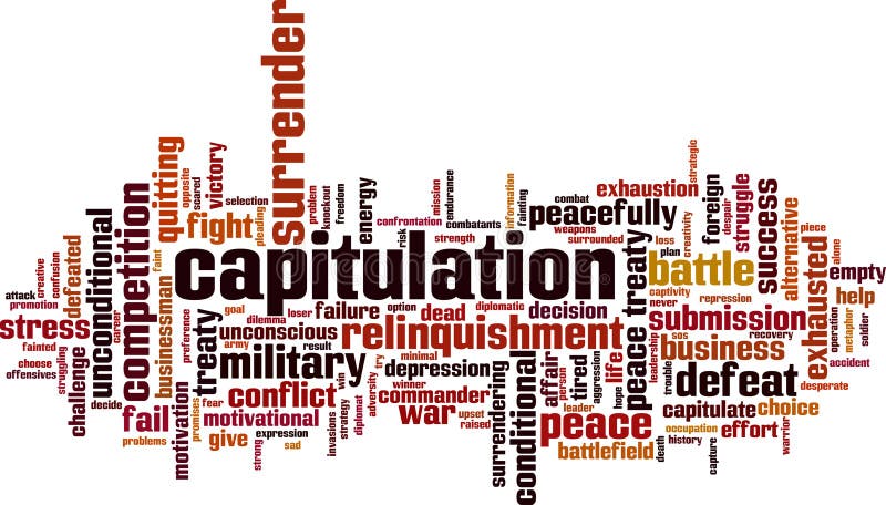Capitulation Word Stock Illustrations – 34 Capitulation Word Stock ...