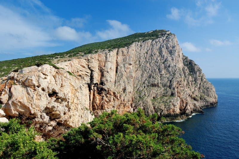 Capo Caccia stock image. Image of alghero, caccia, sardinia - 46010539