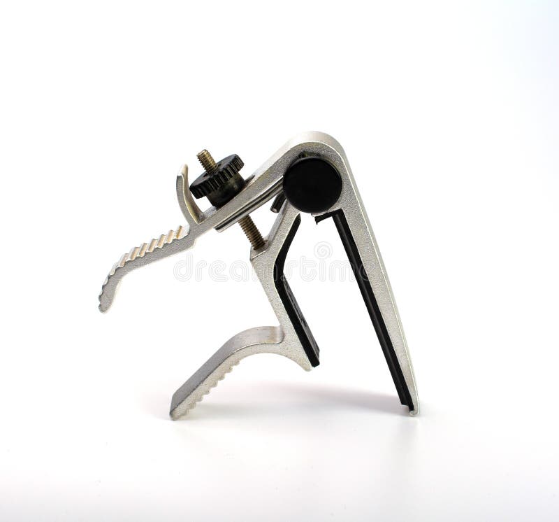 Capo Clip for Guitar Strings Isolate 库存照片 - 图片 包括有 锋利, 附注: 167038912