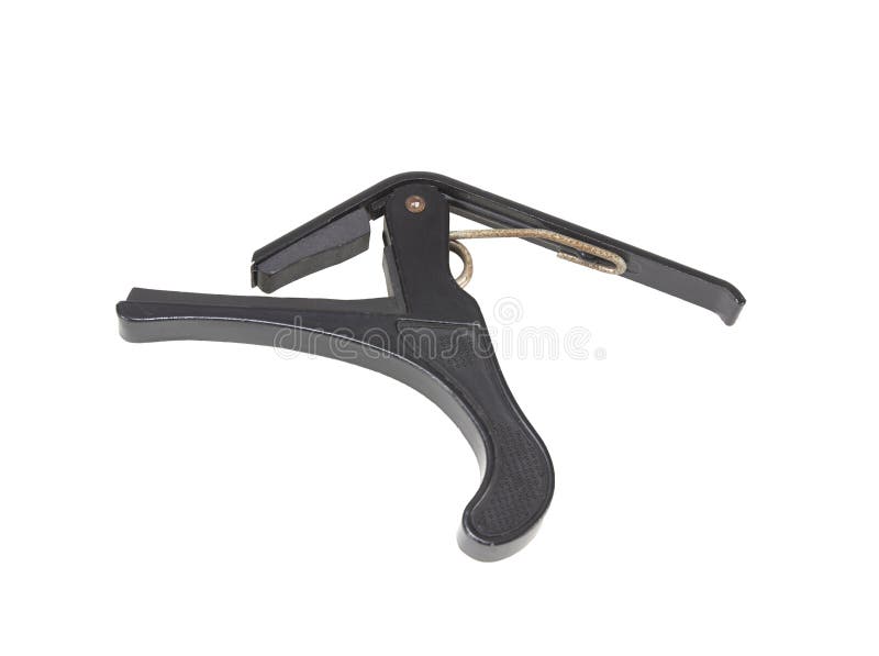 Capo Negro Aislado En Fondo Blanco Imagen de archivo - Imagen de ...