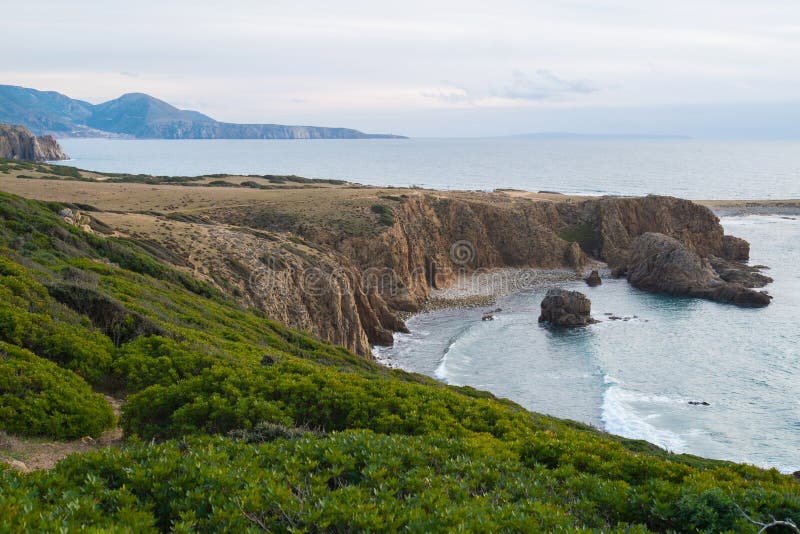 Capo Pecora in Sardinia stock image. Image of mediterranean - 36758625