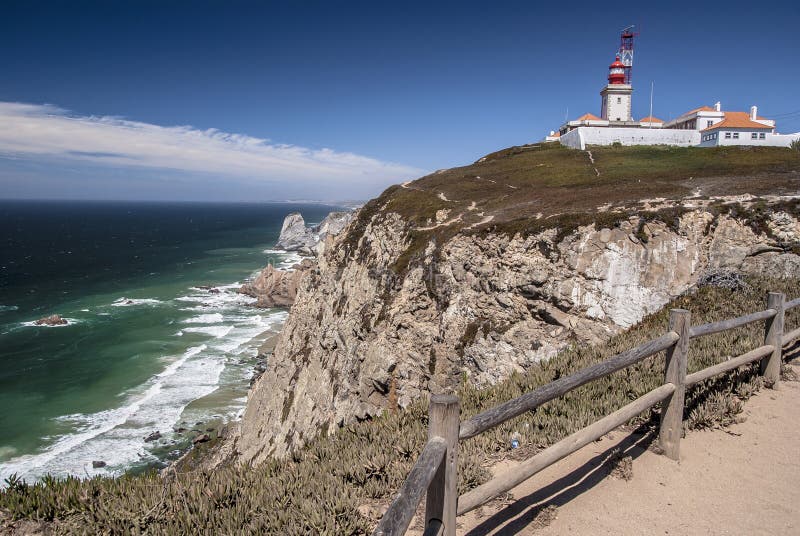 Capo Roca (Cabo da Roca) fotografia stock. Immagine di cappuccio - 67168388