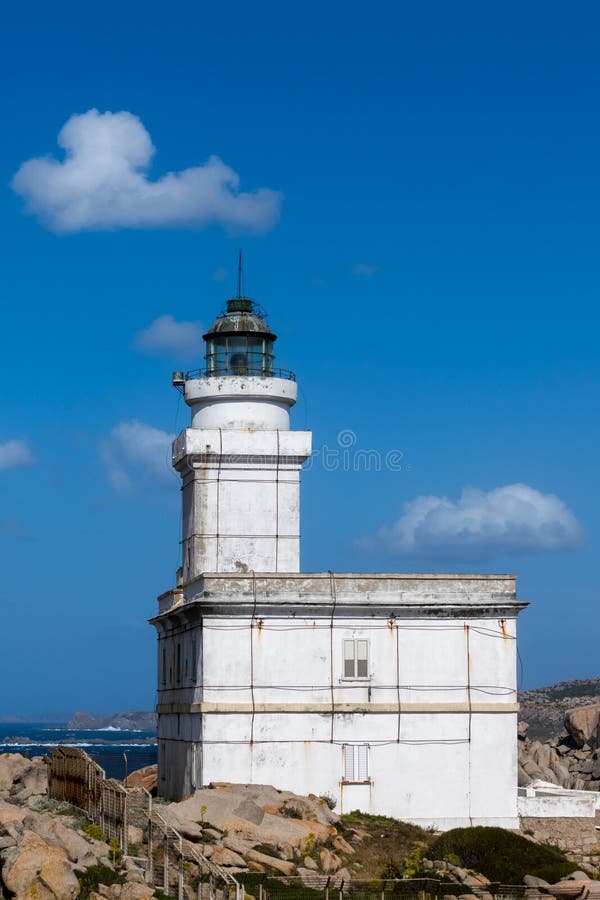 CAPO TESTA, SARDINIA/ITALY - MAY 21 : the Lighthouse at Capo Testa ...