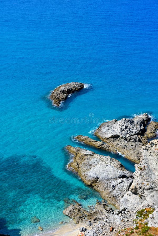 Capo Vaticano Italy stock image. Image of sand, panorama - 103723913