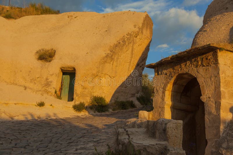 Cappadocia Alien Style Building Stock Image - Image of canyon, carved ...