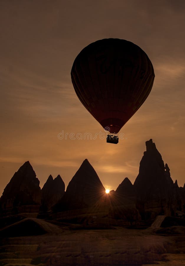 Cappadocia Balloon Visual Show Stock Image - Image of cappadocia ...