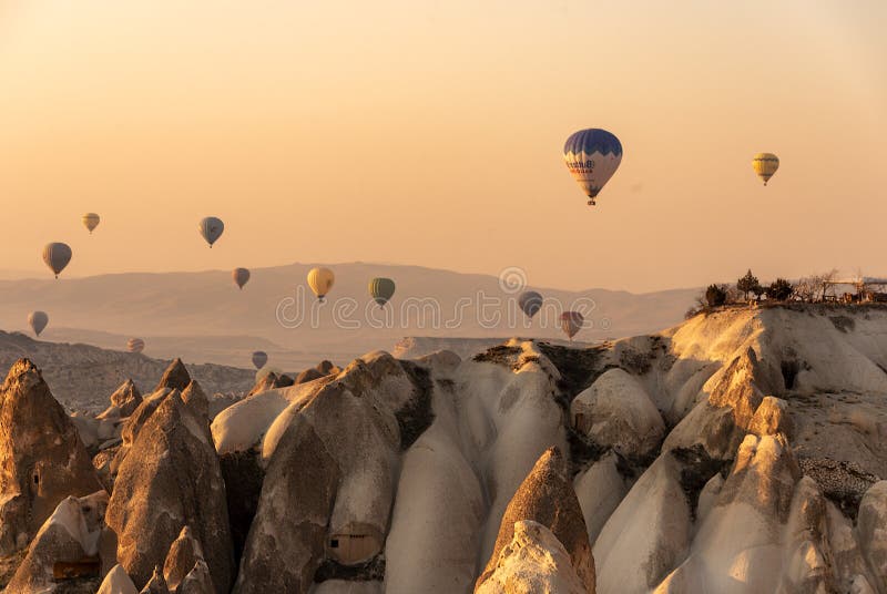 Cappadocia Balloon Visual Show Editorial Stock Photo - Image of ...