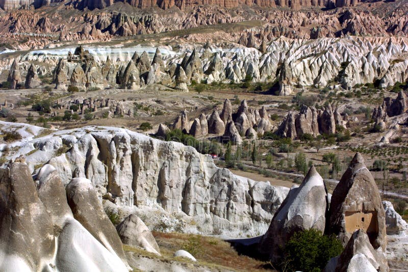 Cappadocia Region of Turkey Stock Image - Image of geology, chimney ...