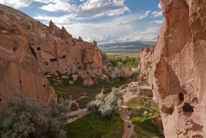 Cappadocia, zelve valley stock image. Image of monastery - 11567527