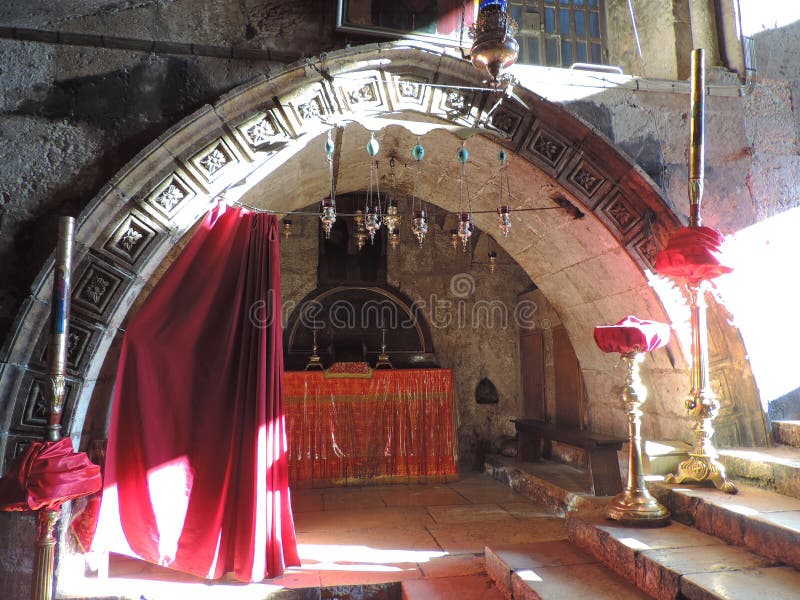 Cappella Di Melisende, Regina Di Gerusalemme Immagine Stock - Immagine ...