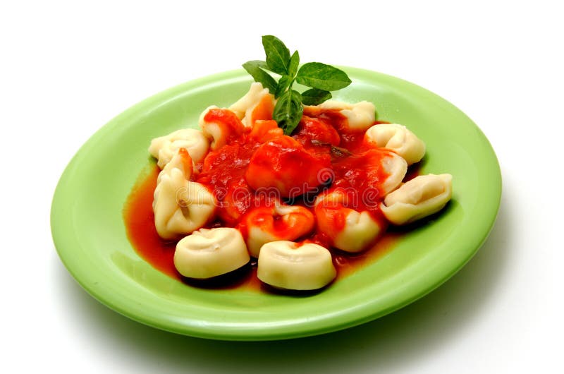 Cappelletti stock photo. Image of sauce, lunch, pasta - 40091342