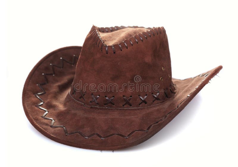 Cappello Da Cowboy Di Cuoio Immagine Stock - Immagine di moderno, scena ...