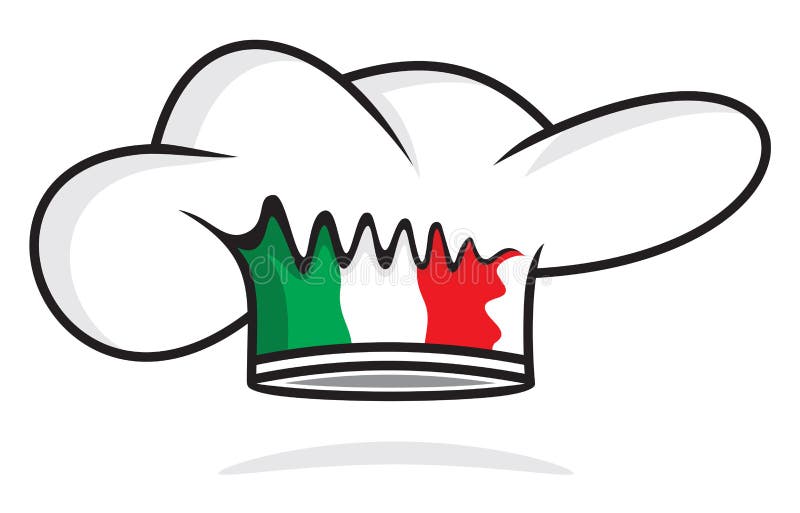 Cappello Italiano Del Cuoco Unico Illustrazione Vettoriale ...