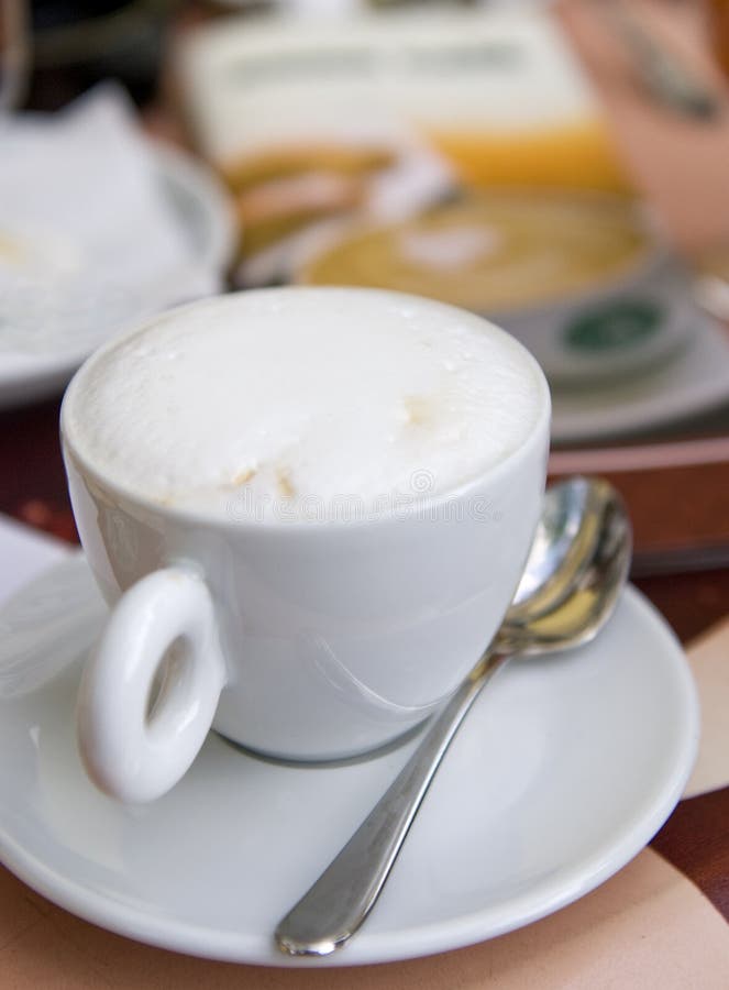 Cappuccino stock photo. Image of coffee, espresso, brown - 14167364