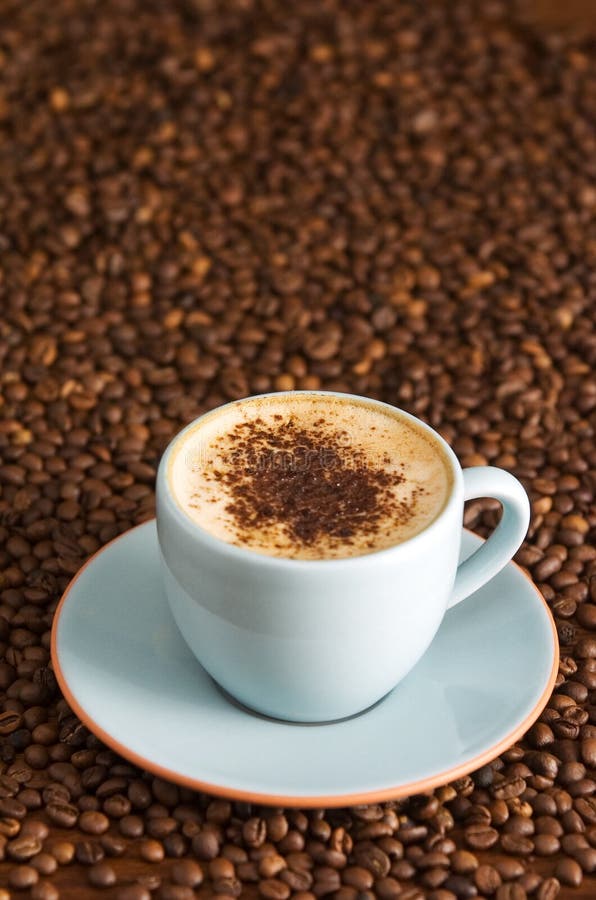 Cappuccino stock image. Image of sprinkles, coffe, cappuccino - 6963635