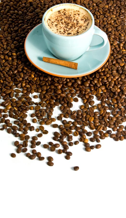 Cappuccino stock image. Image of sprinkles, coffe, cappuccino - 6963635